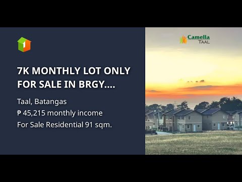 7K MONTHLY LOT ONLY FOR SALE IN BRGY. BULI, TAAL, BATANGAS - YouTube
