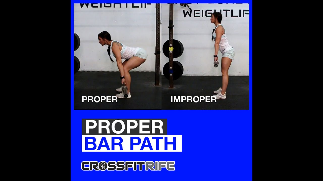 Proper Bar Path for the Deadlift - YouTube