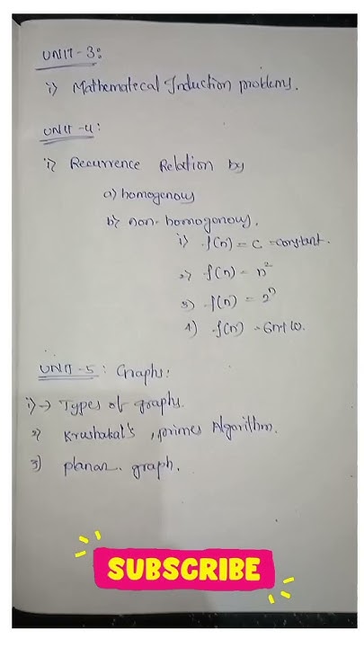 discrete mathematics jntuh r18|| one day batting|| imp questions #dm - YouTube