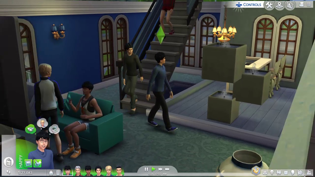 The Sims YOI edition part 1 ( Yuri and Yuuri fight!) - YouTube