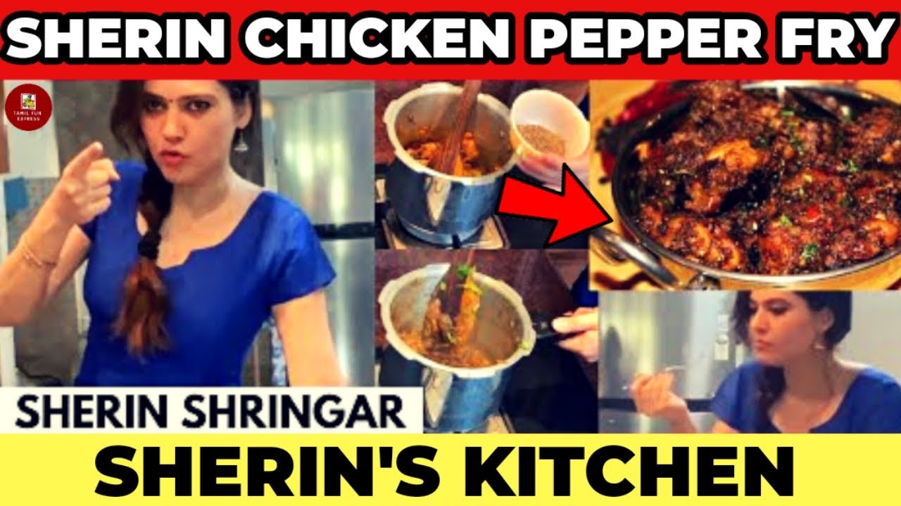 Bigg Boss Sherin Cooking Pepper Chicken Fry | ஷெரின் அசத்திய பேப்பர் ...