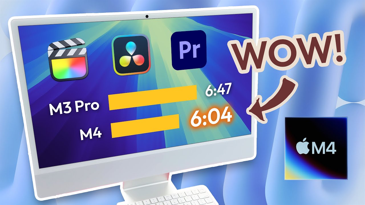M4 iMac vs M3 PRO for Video Editing - The ULTIMATE Test! - YouTube