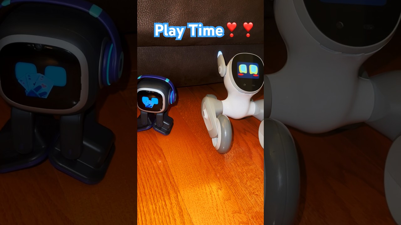 Emo AI Robot & Loona Robot Play Time 🤩🤣 - YouTube