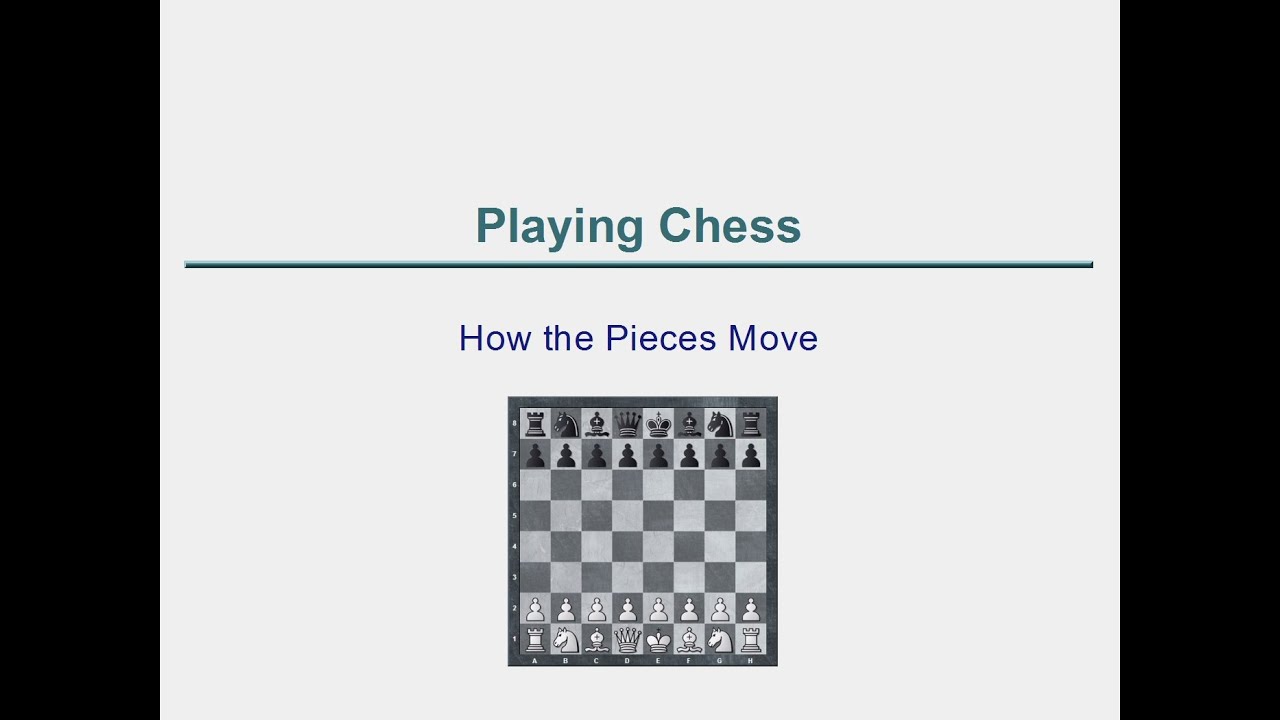 How the Pieces Move (part 1) | Pawn, Rook, and Bishop - YouTube