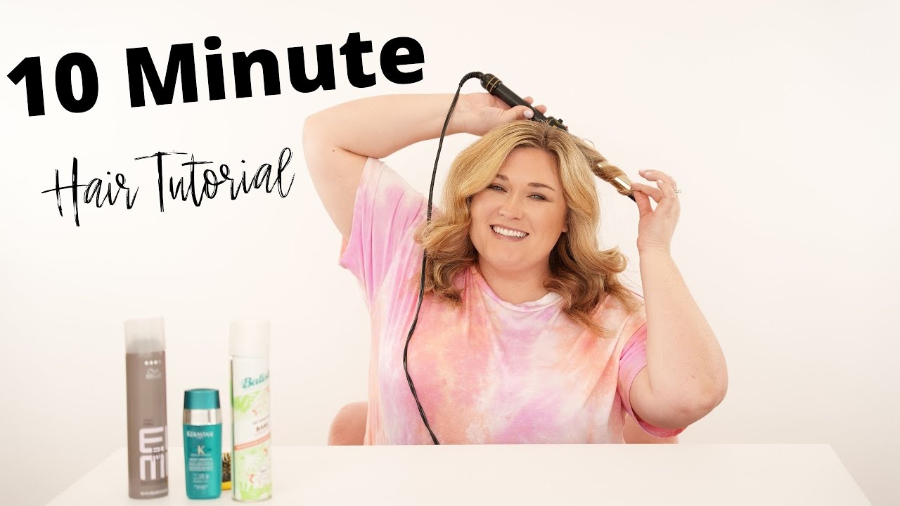 10 Minute Everyday Hair Tutorial // Taren Denise, Chic Soul Model - YouTube