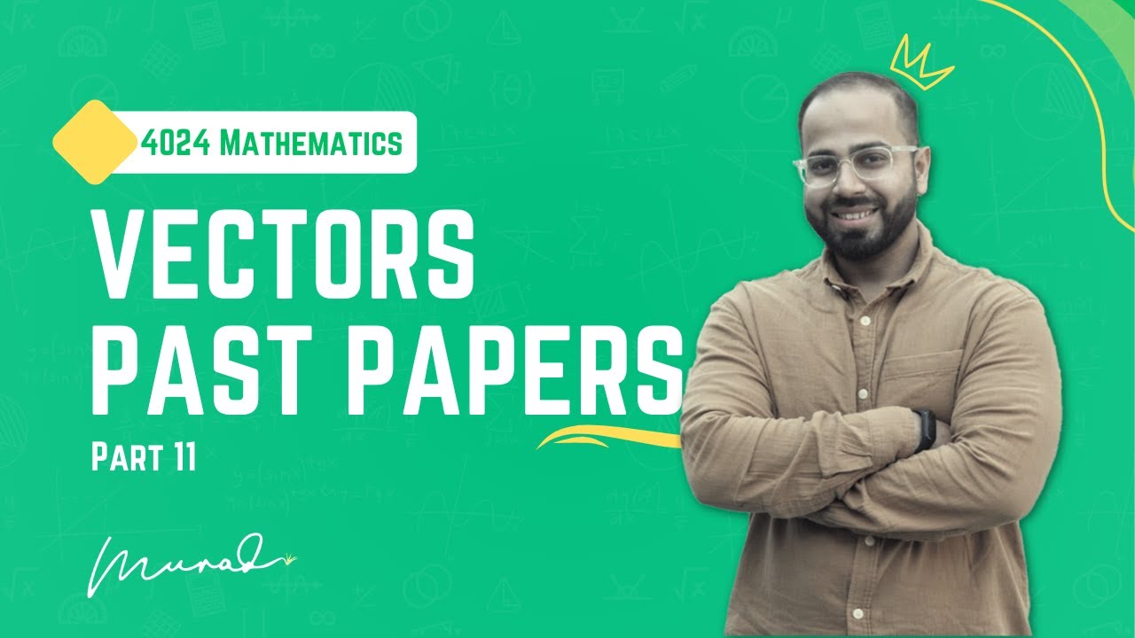 Vectors | O Level Mathematics 4024 | Oct/Nov 2013 Past Paper Solutions ...