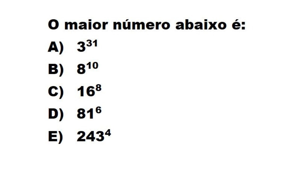 QUAL O MAIOR N MERO POTENCIA O mathtest potencia o math enem qual-o-maior-n-mero-potencia-o-mathtest-potencia-o-math-enem