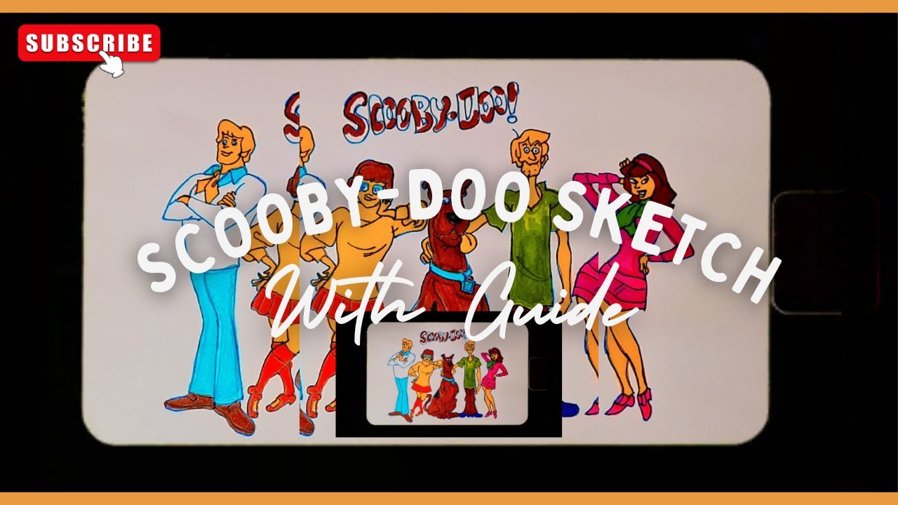 Scooby Doo Sketch Pen Colouring| Step By Step Guide| For Beginners| # ...
