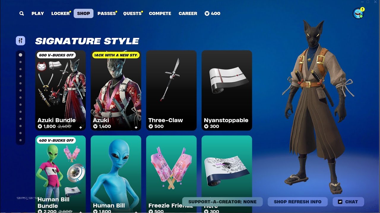 Fortnite Item Shop Review #186: Azuki HAS A NEW STYLE!!! - YouTube