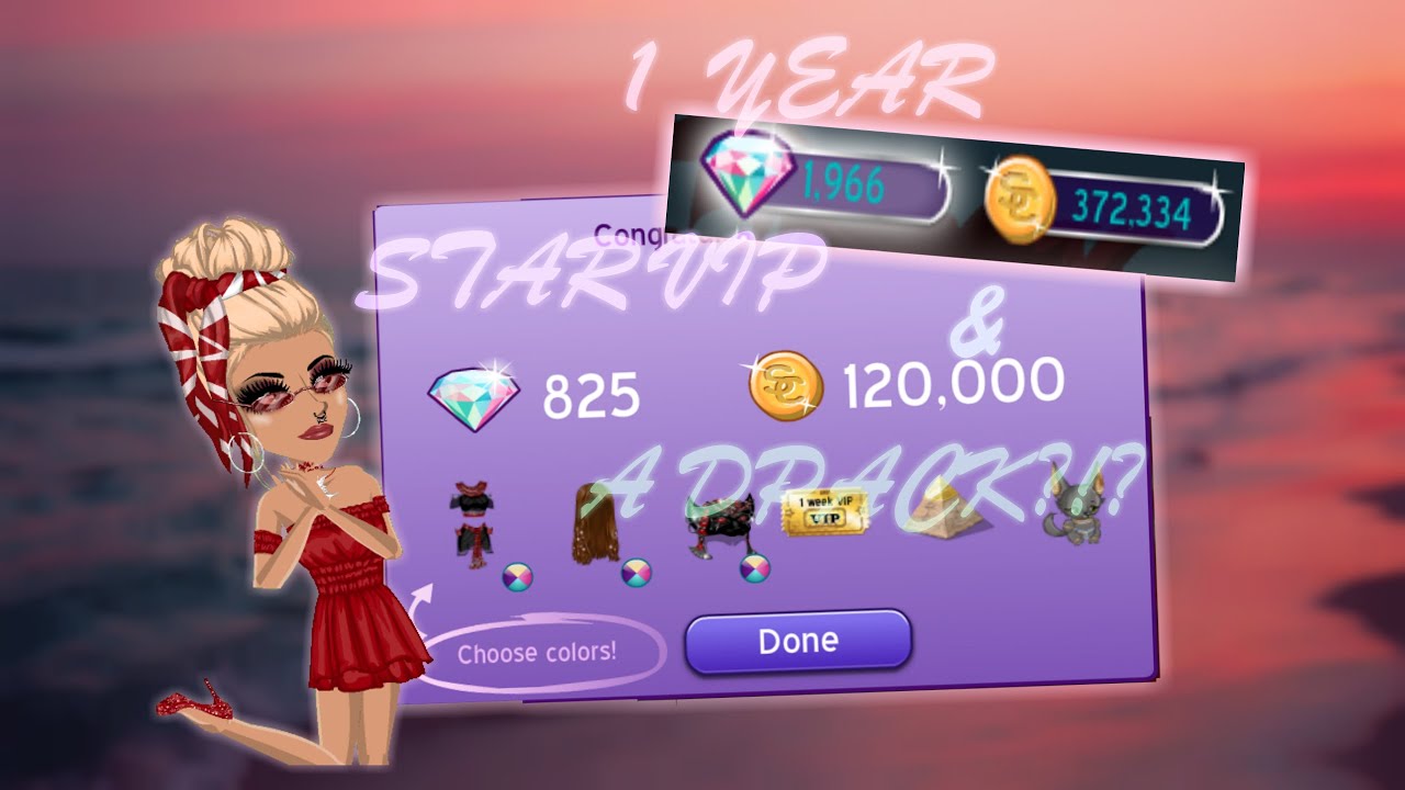 👑🌸 1 YEAR VIP AND A DIAMOND PACK!! LEVELING UP 2 TIMES!! MSP 🌸👑 - YouTube