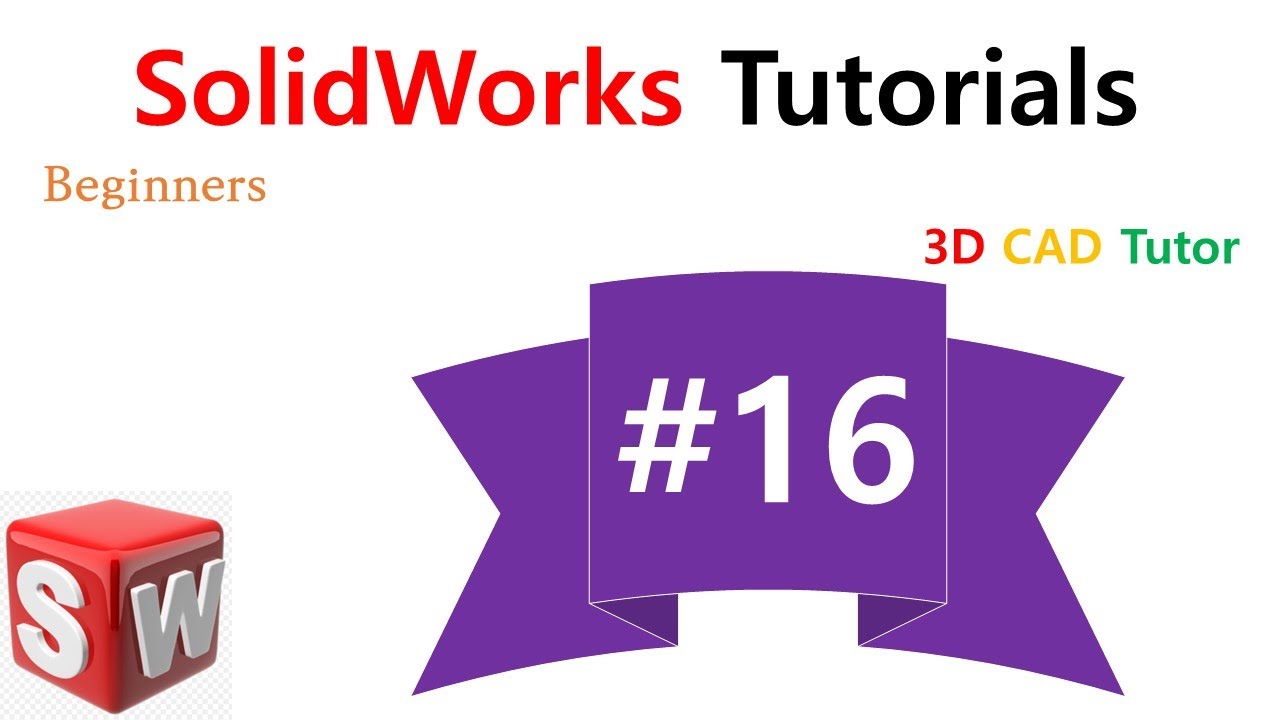 Copy Entities | SolidWorks Tutorials for Beginners #16 - YouTube