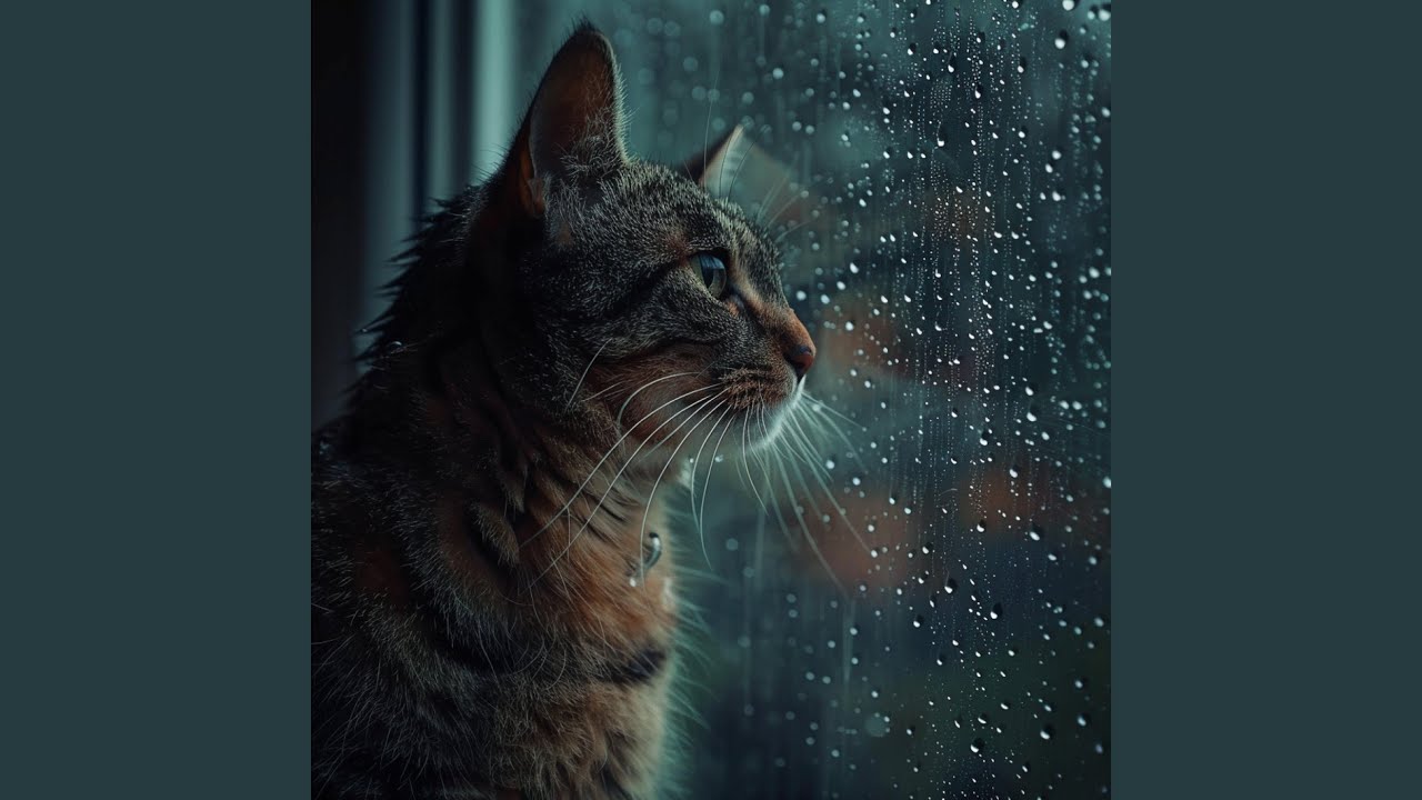 Lluvia Tranquila Para La Relajación Felina - YouTube
