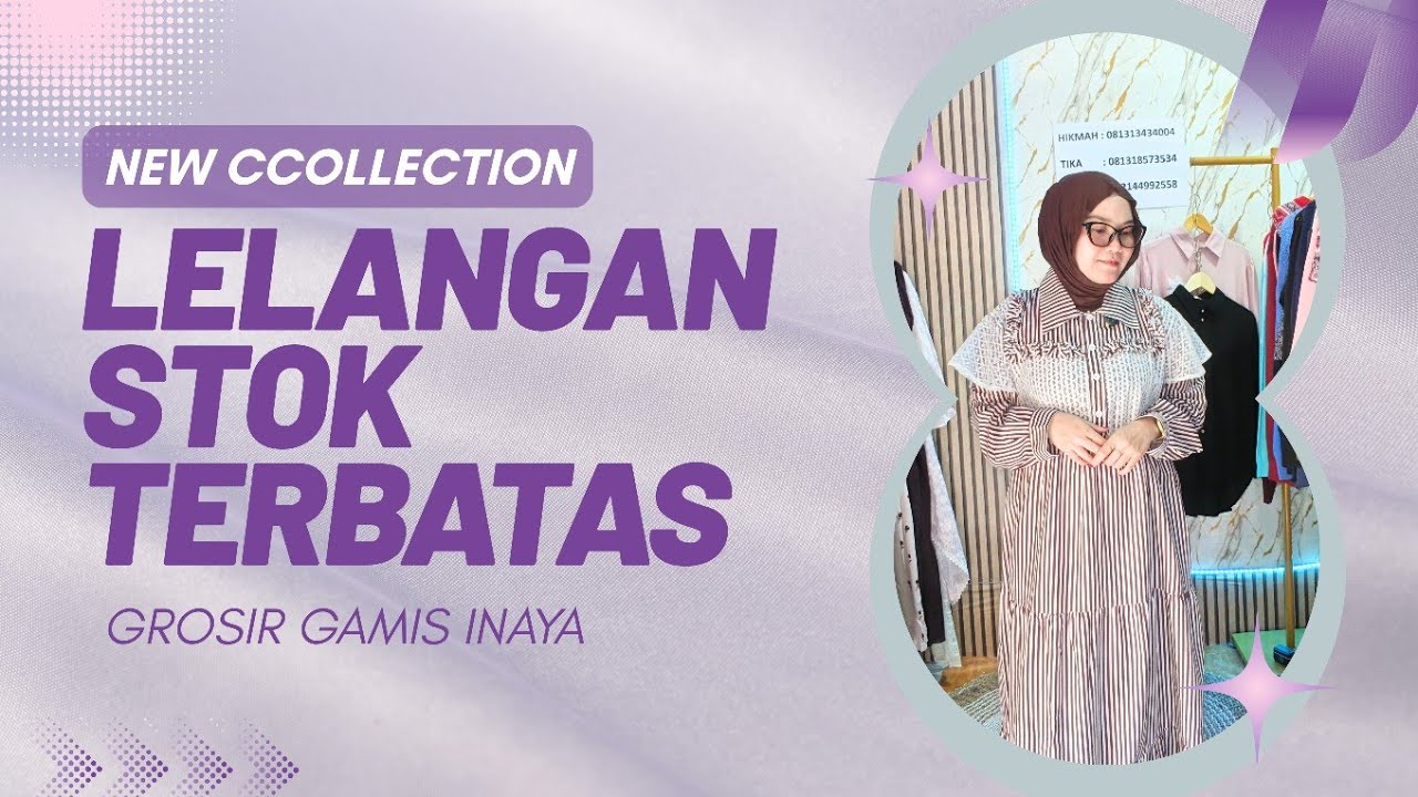 LELANGAN STOCK TERBATAS🔥#fashion #gamismurah - YouTube