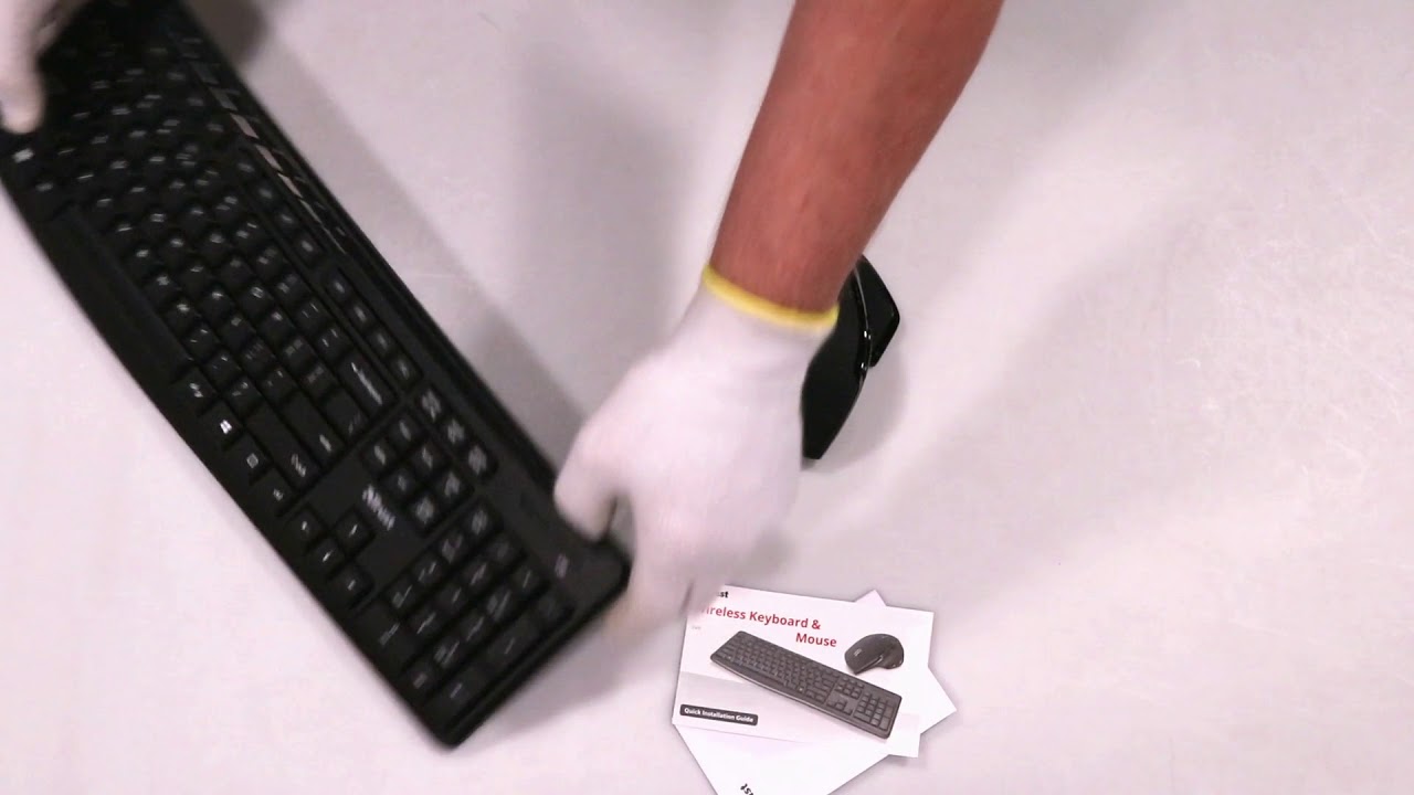 Unboxing Trust Evo Silent Wirele ss keyboard with mouse - YouTube