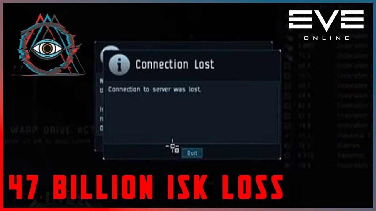 CCP-Eve Online "random" disconnect - YouTube