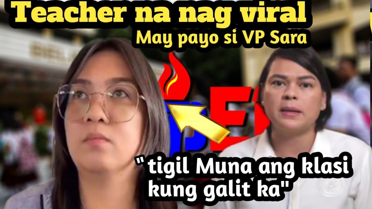 VP SARA MAY MAGANDANG PAYO SA TEACHER NA NAG VIRAL SA SOCIAL MEDIA ...