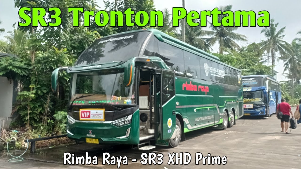 Bus SR3 XHD Tronton Pertama Di Indonesia - Po Rimba Raya (Rombongan Trio Tronton) - YouTube