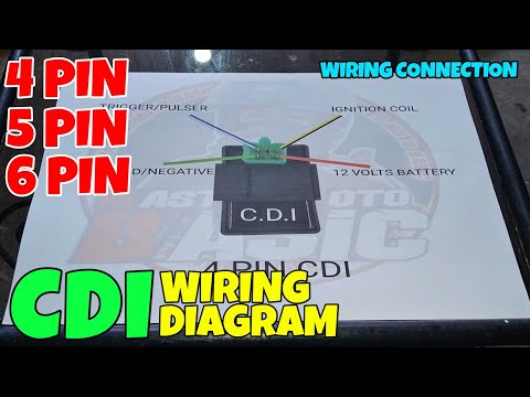 4 PIN, 5 PIN AND 6 PIN CDI. DIAGRAM AND CONNECTION - YouTube