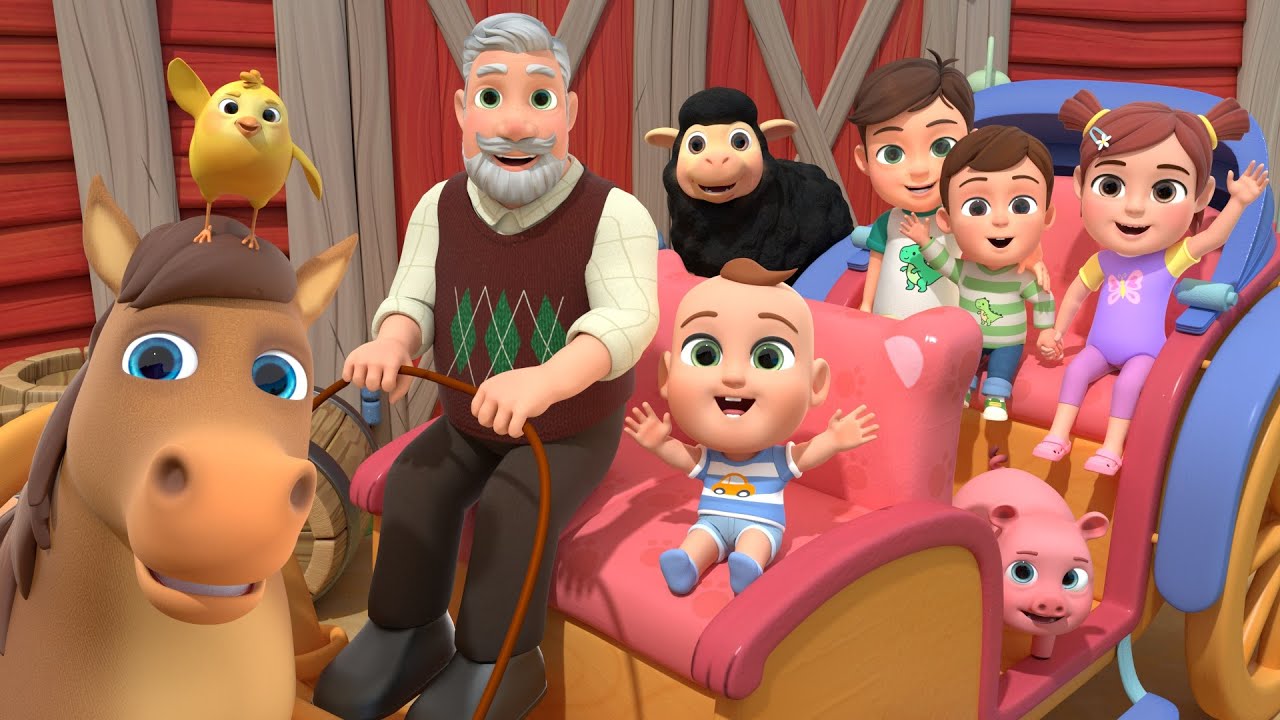 Old MacDonald Had a Farm ( Moo, Quack, Baa! ) | Almama Nursery Rhymes ...