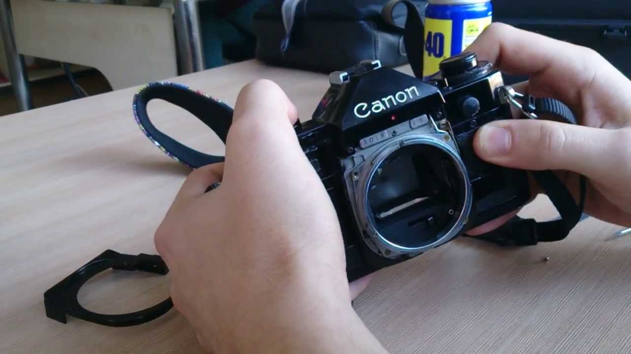 Canon A-1 Shutter Yağlama / Repair of Canon A-1 Squeak - YouTube