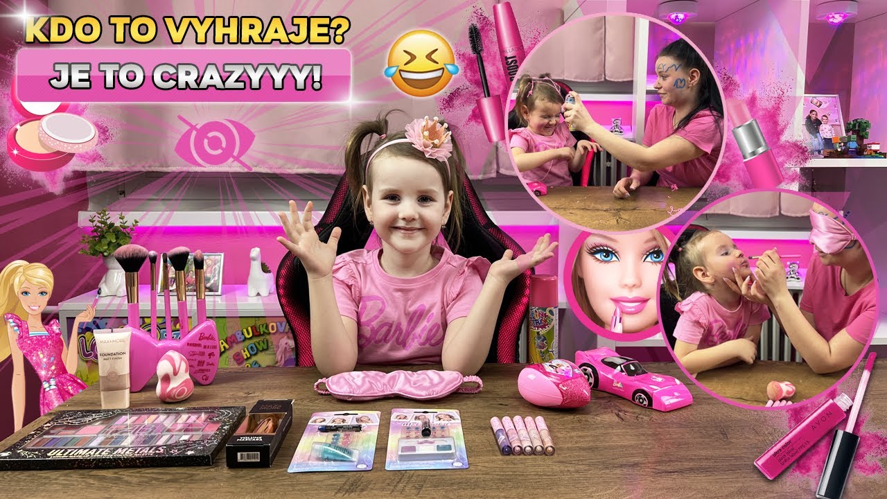 STELLA | Barbie Make-up Challenge poslepu 🩷💄⚔️ - YouTube