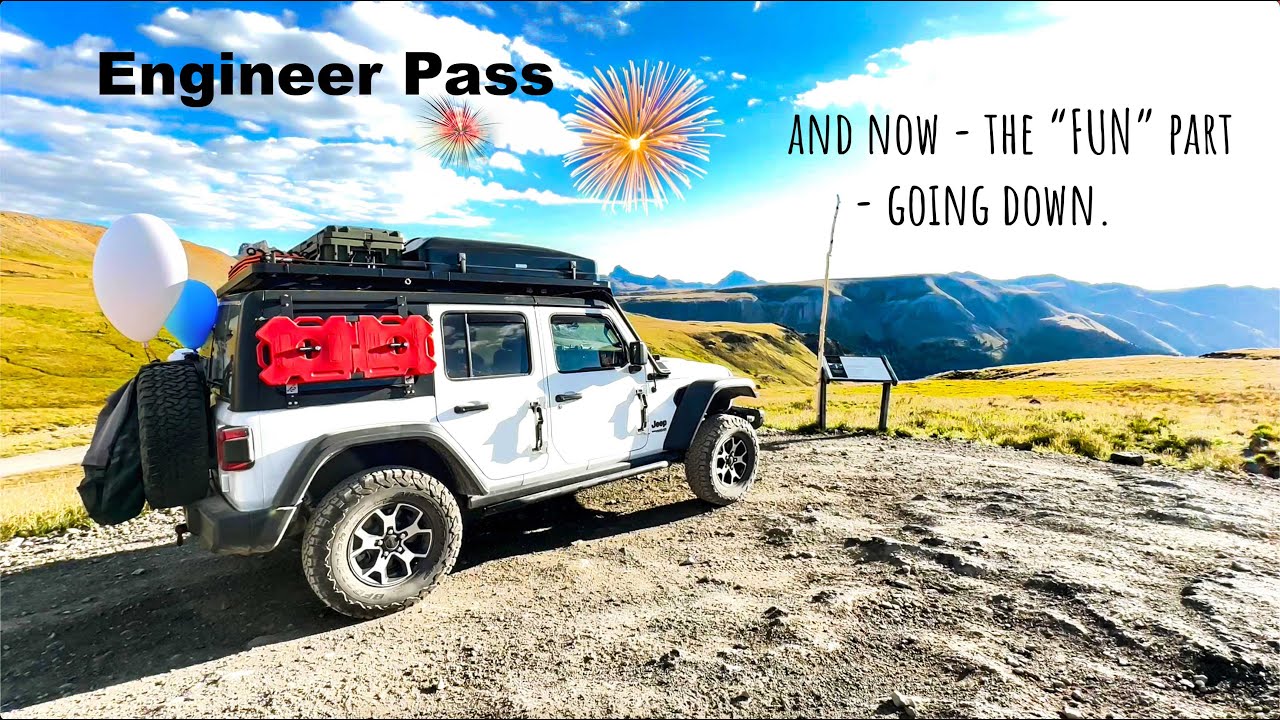 Lake City, Colorado up to Engineer Pass and down to Ouray, Colorado ...