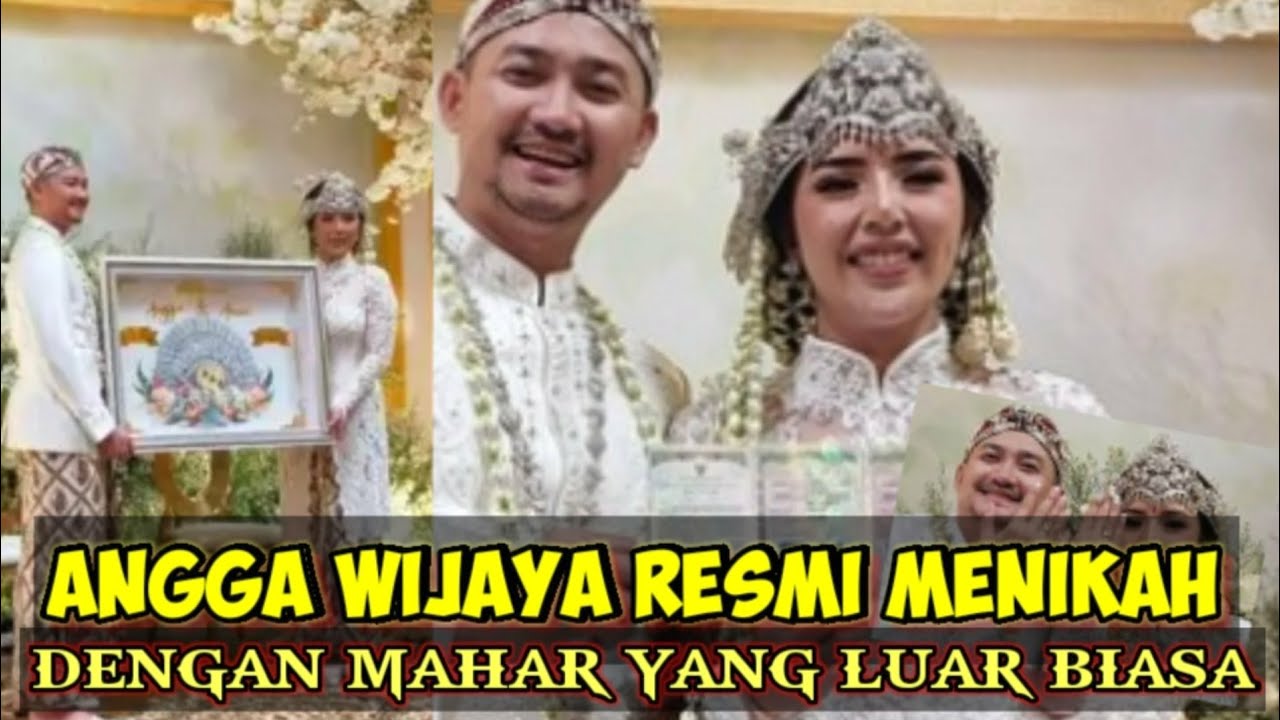 Angga Wijaya Resmi Menikah Dengan Nurul Kamaria - YouTube
