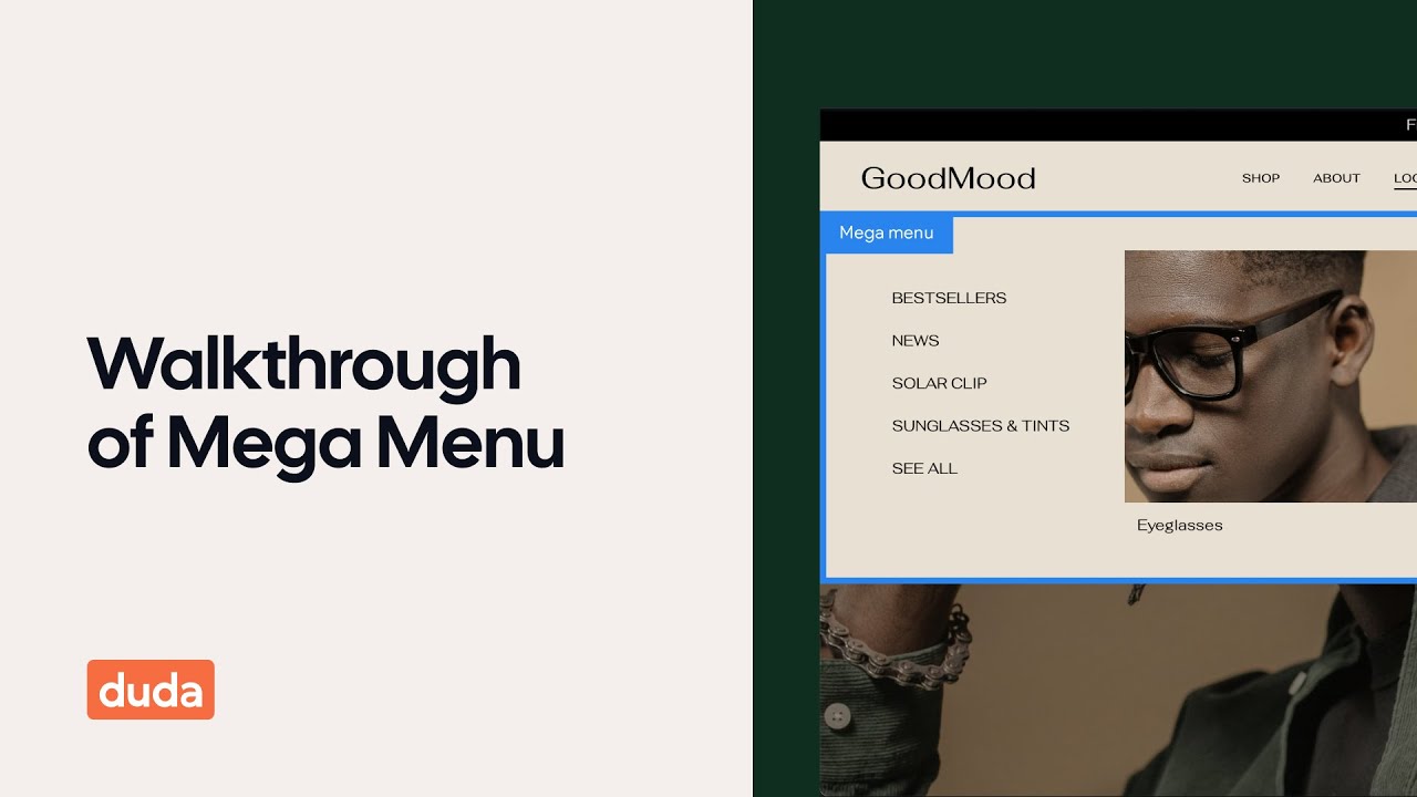 Learn how to use Duda's Mega Menu feature to elevate your website 🚀 ...