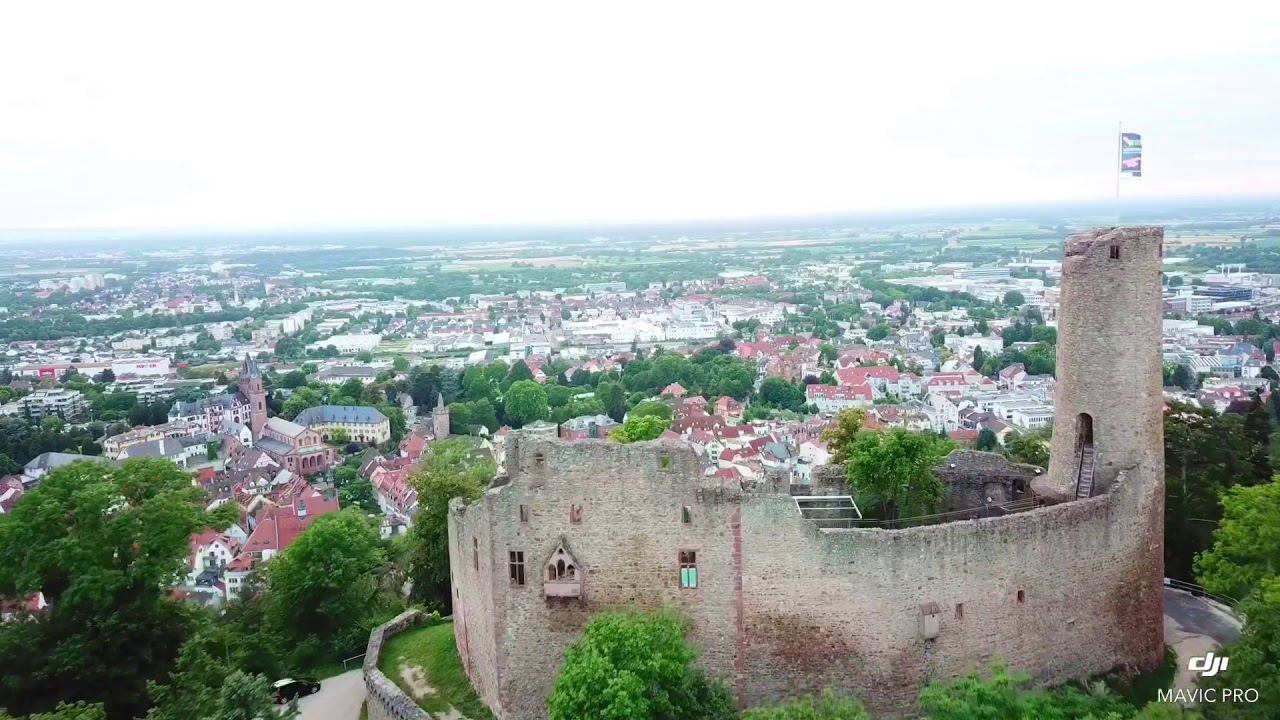 Burg Windeck Weinheim |Dji Mavic Pro 4K| - YouTube