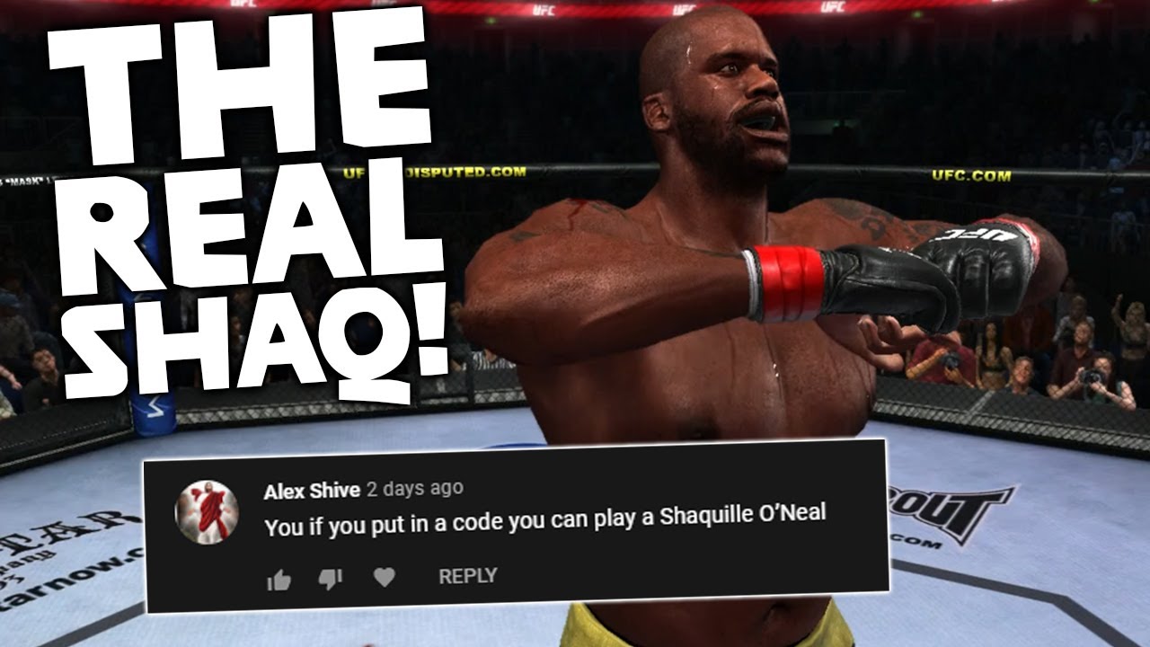 UFC Undisputed 2010! - Shaquille O'Neal is a PLAYABLE SECRET CHARACTER ...