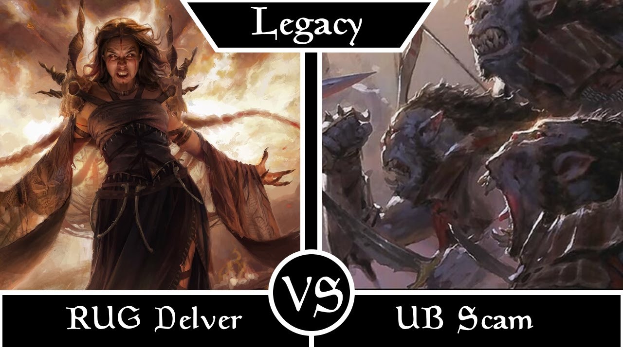 UB Scam vs RUG Delver. Legacy MTG - YouTube