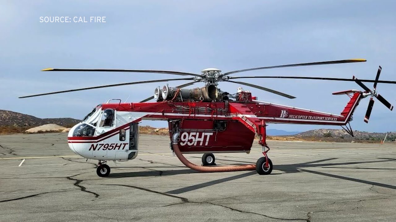 CalFire San Diego adds Sky Crane to its aerial fleet for 2022 fire ...