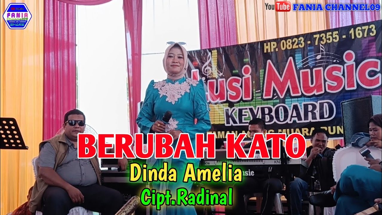 LAGU DAERAH JAMBI BERUBAH KATO DINDA AMELIA CIPT.RADINAL - YouTube