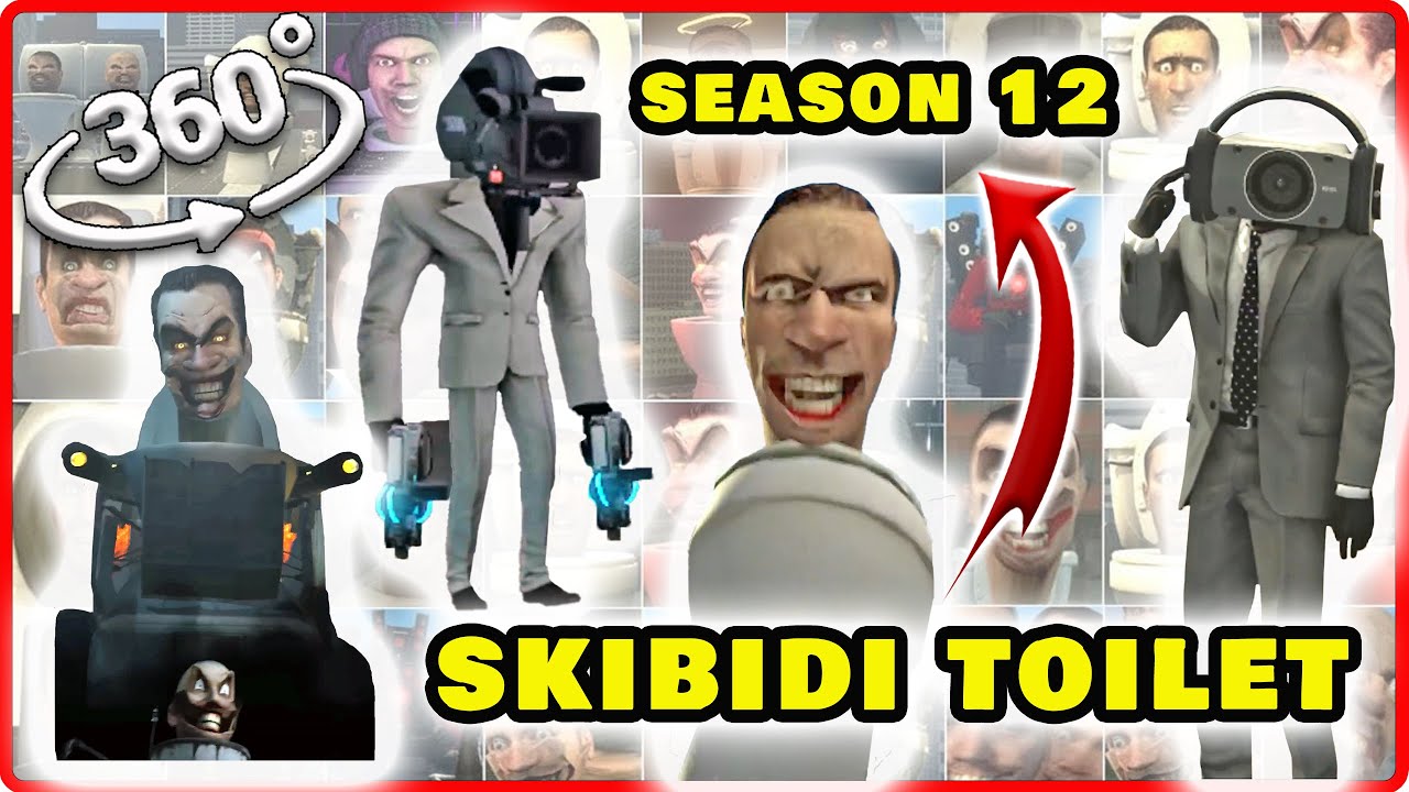 SKIBIDI TOILET season 12 (all episodes) VR 360° 4K - YouTube