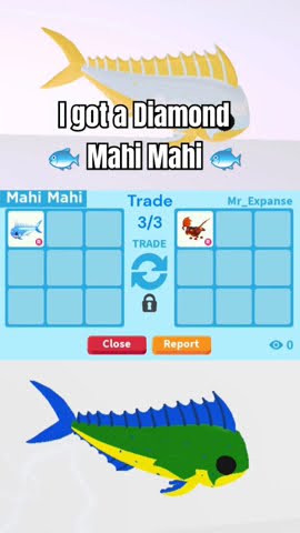 I got a "Diamond Mahi Mahi" in Adopt ME for THIS! #roblox #shorts # ...