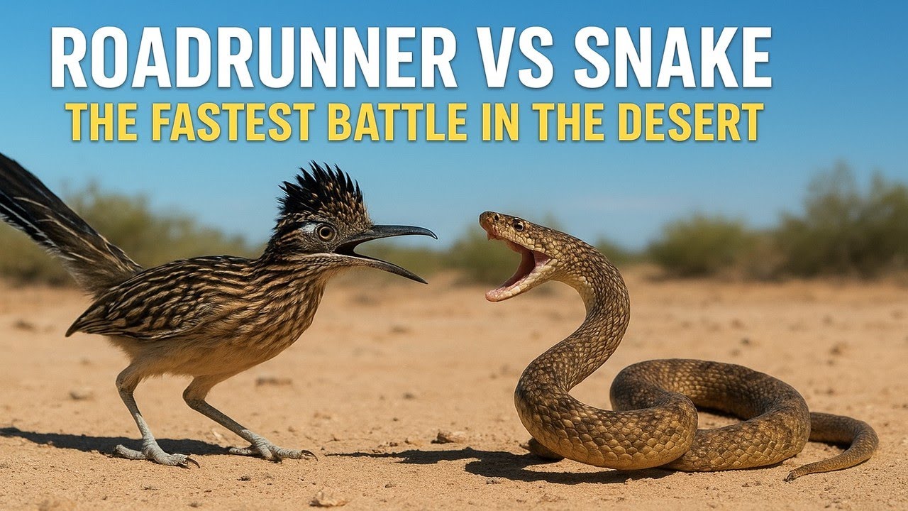 Roadrunner vs Snake: The Fastest Battle in the Desert - YouTube