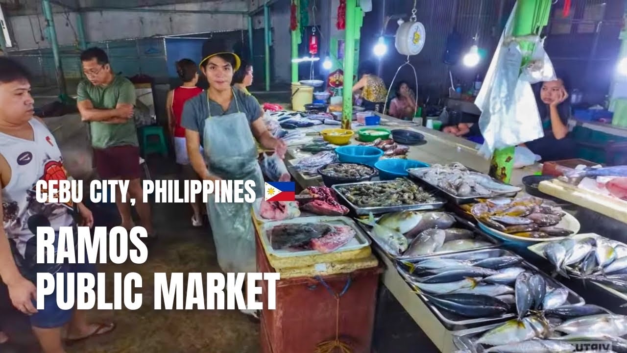 🇵🇭 [4K] A Surviving Market In Cebu City | Ramos Public Market | Walking ...