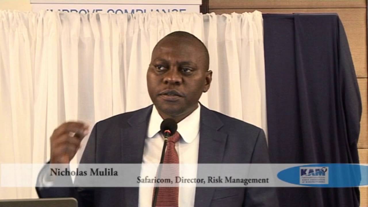 Nicholas Mulila, Director Risk Management Safaricom - YouTube
