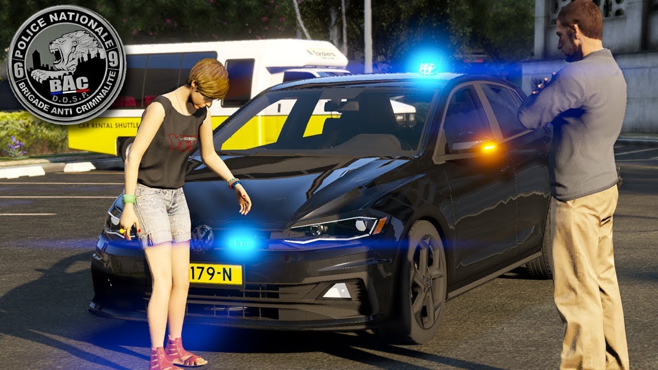 [GTA 5 MODS-LSPDFR] B.A.C *POLO R-LINE* - POLICE NATIONALE #38 - YouTube