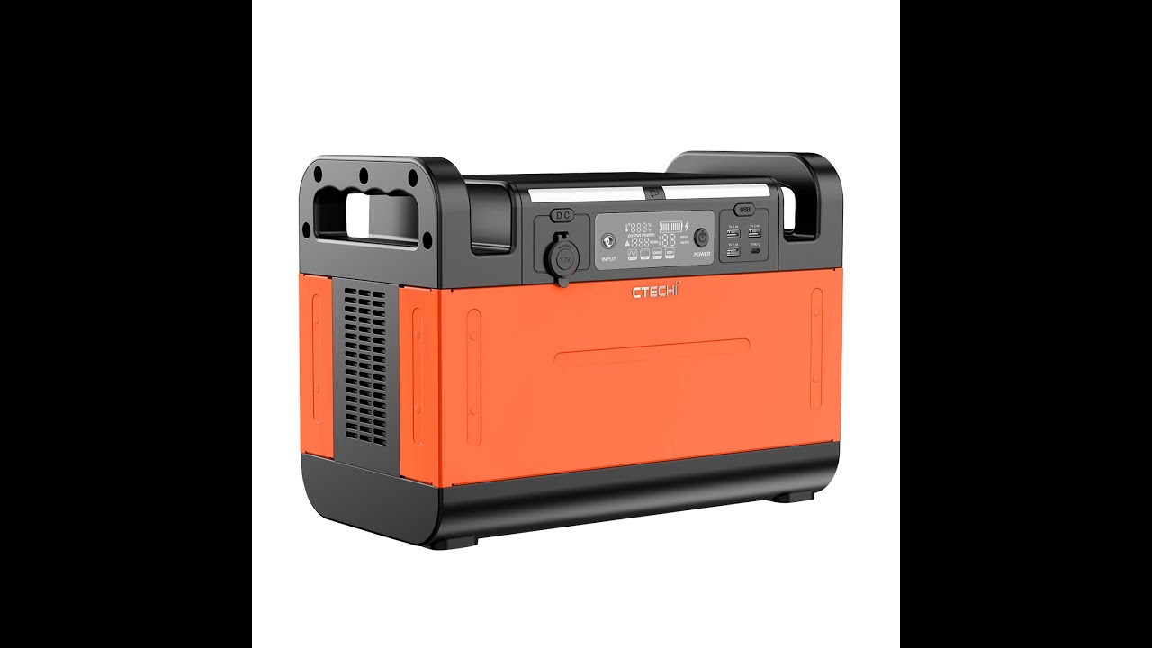 Ctechi GT1500 Portable Solar Power Station - YouTube