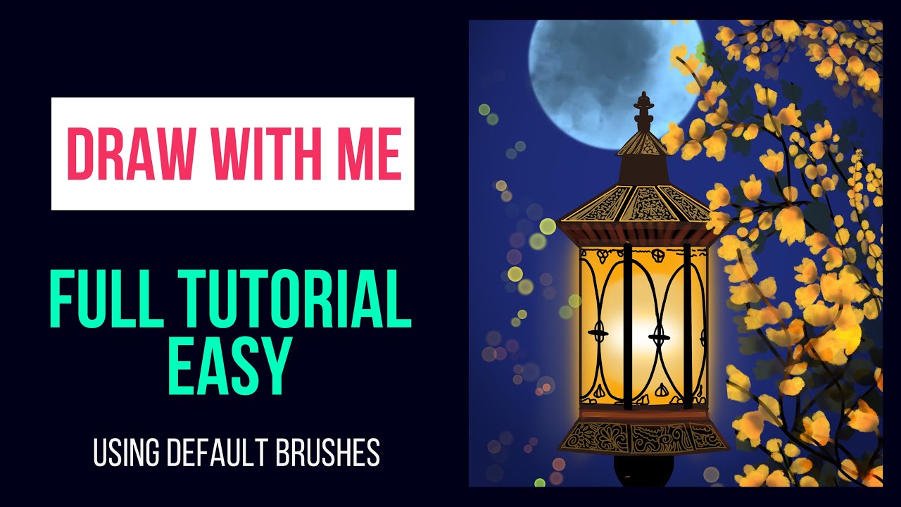 EASY DRAWING TUTORIAL STEP BY STEP PROCREATE - YouTube