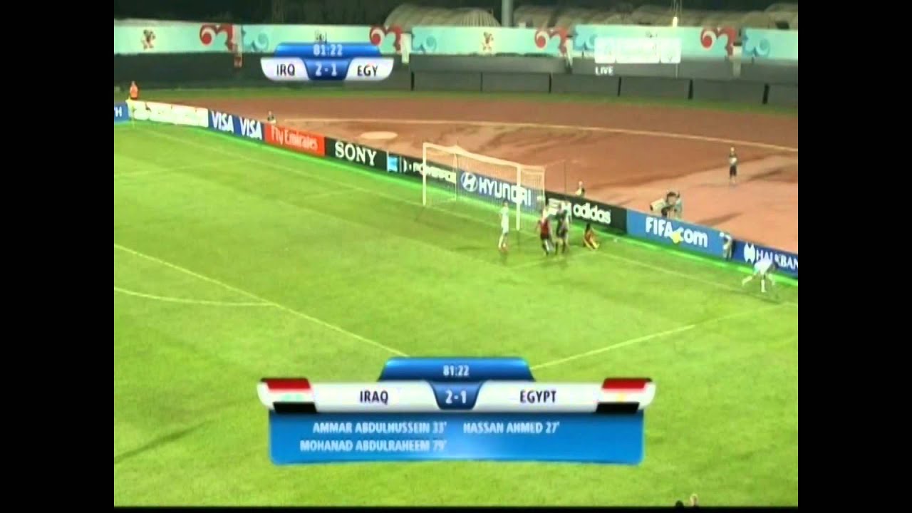 Iraq vs Egypt FIFA U-20 World Cup Turkey 2013 06-26-2013 - YouTube