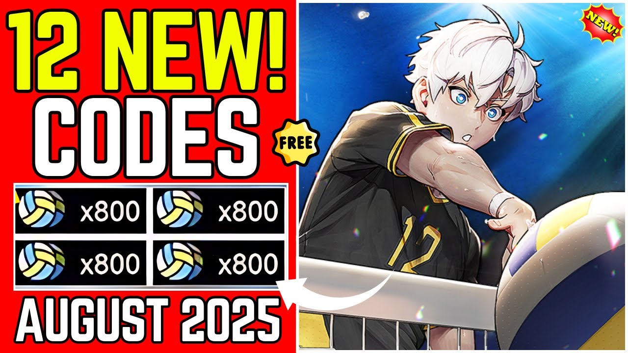 ⚡AUGUST UPDATE⚡THE SPIKE VOLLEYBALL STORY COUPON CODES AUGUST 2025 THE SPIKE CODES - YouTube