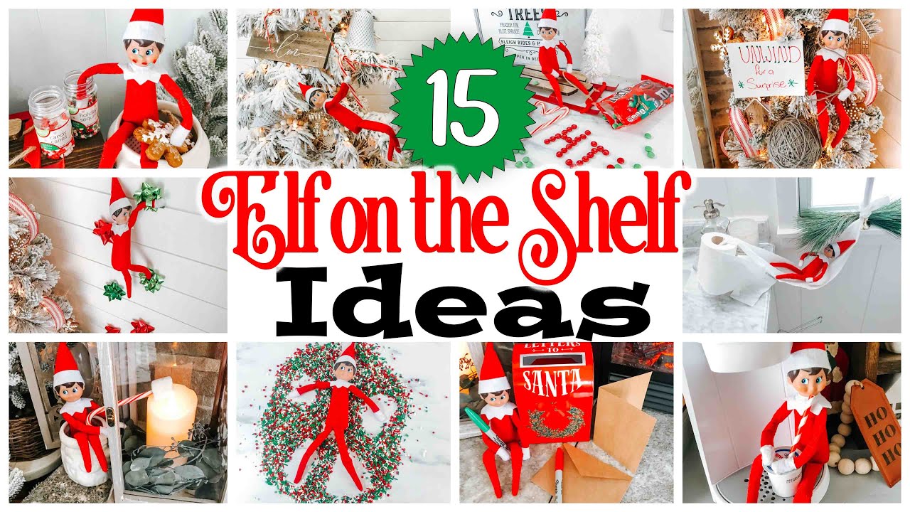 15 EASY Elf on the Shelf Ideas! 🎄Christmas Crafts and DIYs (CHILD EYES ...
