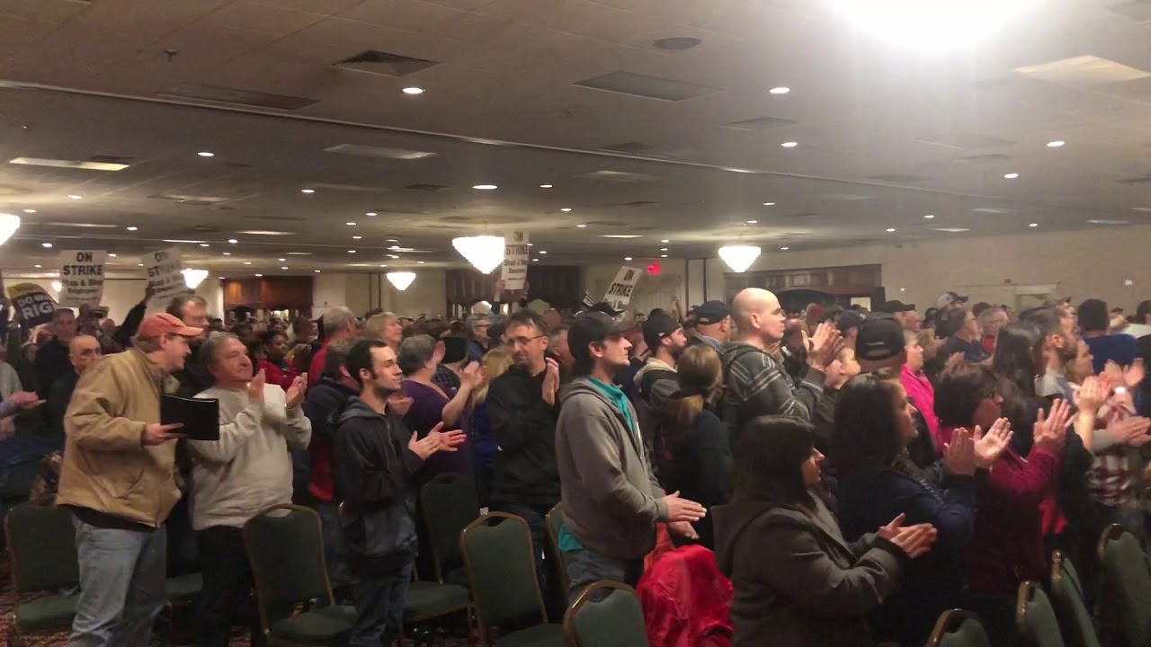 UFCW Local 328 Members at Stop & Shop Vote To Authorize a Strike - YouTube