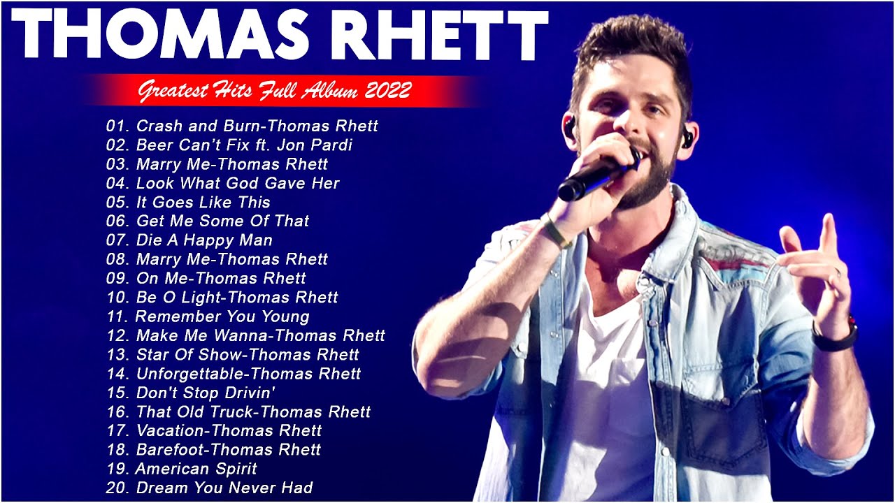 Thomas Rhett Greatest Hits | Thomas Rhett Playlist 2022 - YouTube