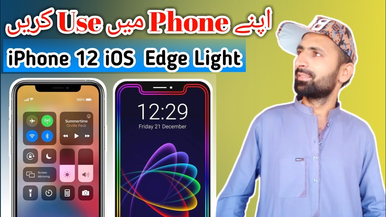🔥iPhone 12 iOS Install on Android | Edge Lighting For Android (2020 ...