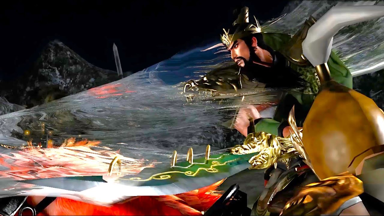 Dynasty Warriors - Guan Yu killed Yan Liang and Wen Chou (Japanese ...