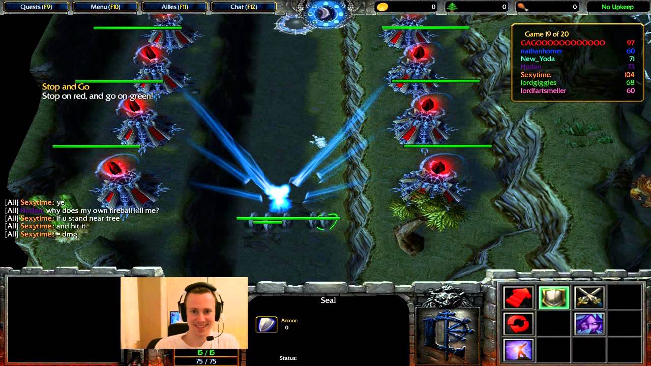 Warcraft 3 - 842 - Uther Party 0.62 Gold (Part 3) - YouTube
