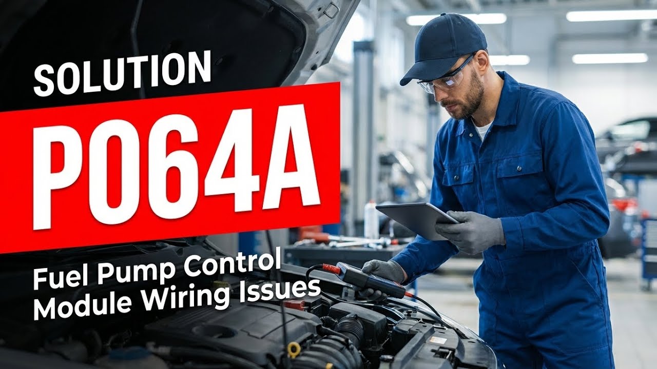 HOW TO FIX P064A OBD II ERROR CODE - Fuel Pump Control Module Wiring ...